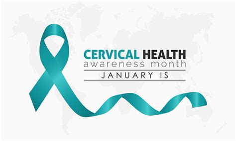 매년 1 월에 관찰되는 자궁 경부 건강 인식의 달의 벡터 배너 템플릿 디자인 개념 0명에 대한 스톡 벡터 아트 및 기타 이미지 0명 1월 2023년 Istock