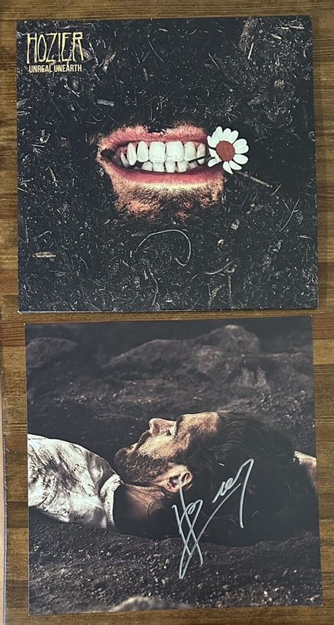 Hozier Unreal Unearth Vinyl Lp And Signed Autographed Photograph Psa Dna