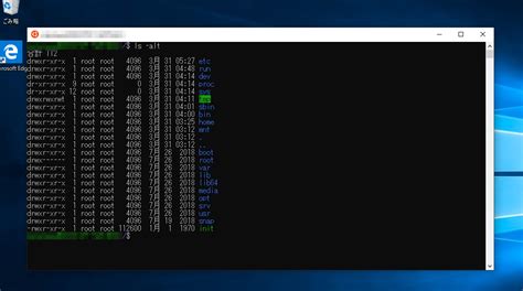 wsl（windows subsystem for linux）上へubuntuのインストール・初期設定