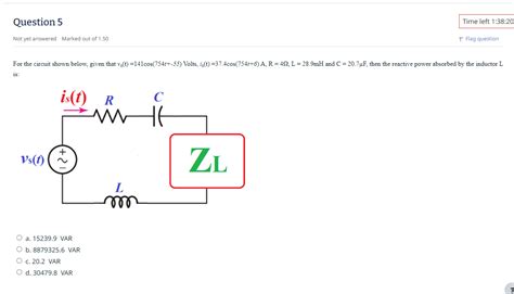 [solved] solve asap q5 for the circuit shown below given