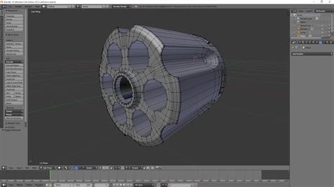 Blender 3d Modeling 17 Colt Python Cylinder Part2 Youtube