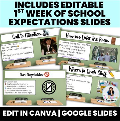 Back To School Student Routines Procedures Editable Classroom