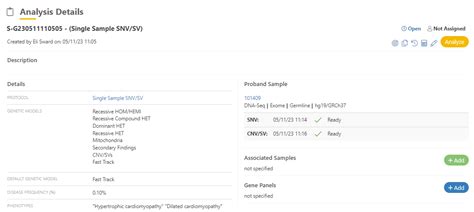 Geneyx Analysis User Manual Geneyx