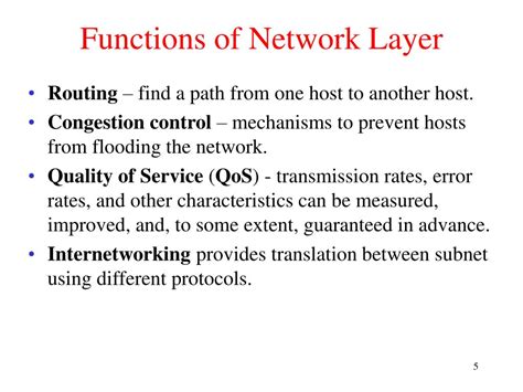PPT The Network Layer PowerPoint Presentation Free Download ID