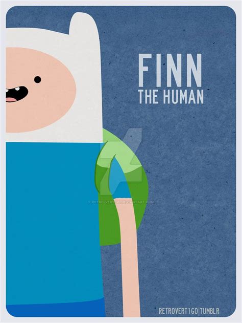 Finn The Human By Retro Vertigo Adventure Time Cartoon Adventure