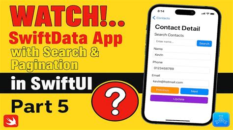 Build A Swiftdata Contact App In Swiftui Fast And Modern Tutorial Youtube