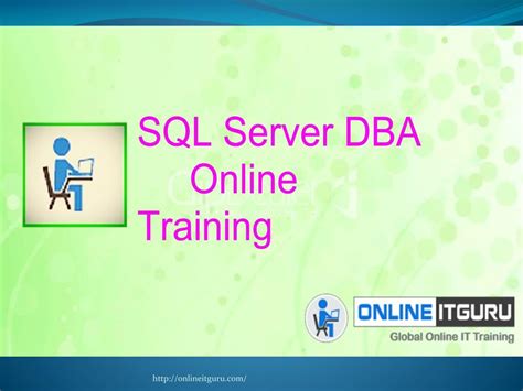 PPT SQL Server DBA Online Training PowerPoint Presentation Free Download ID