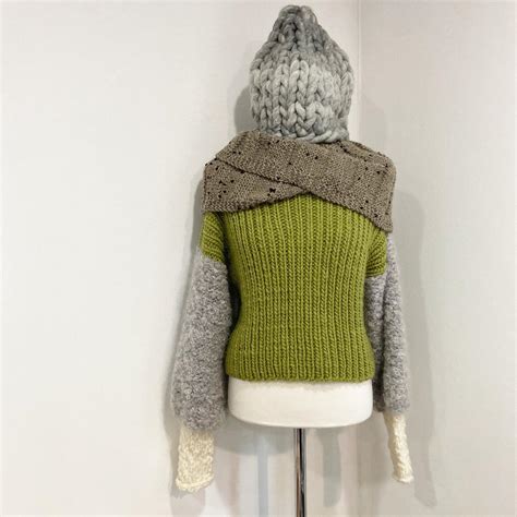 코와코 이로이로 코와코보그입문1기 폼폼울로 만들어주신 제자리무늬 케이프를 두르면 더욱