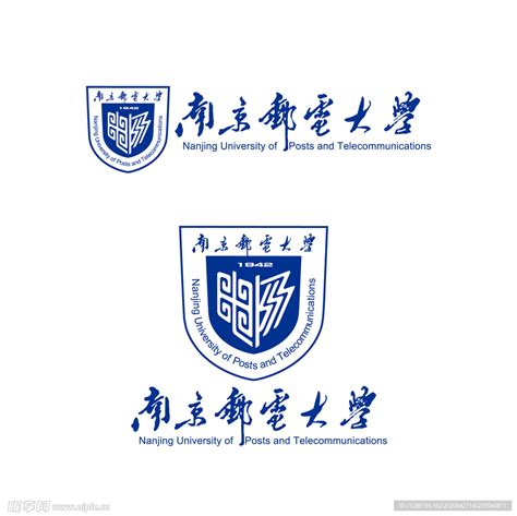 南京邮电大学校徽新版设计图 其他图标 标志图标 设计图库 昵图网