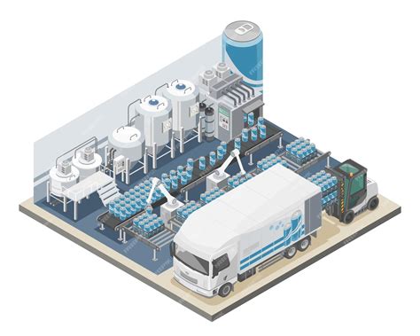 Premium Vector Production Of Soft Drink Produce Factory Usd Robot Arm