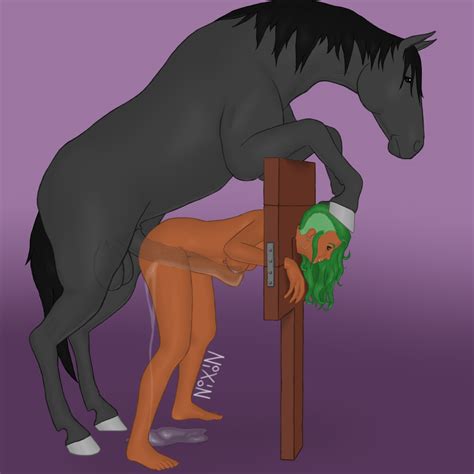 Pilloried Girl With Horse X Ray By Nixon28 Hentai Foundry