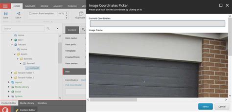 sitecore custom field image coordinate picker walking on clouds