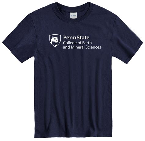 Penn State University College Of Earth And Mineral Sciences T Shirt Nittany Lions Psu