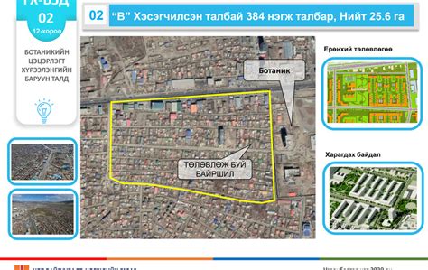 2020 онд дахин төлөвлөлтөд орох гэр хорооллын 13 БАЙРШИЛ