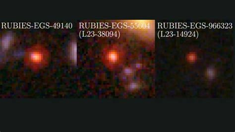 forbidden black holes and ancient stars hide in these tiny red dots live science