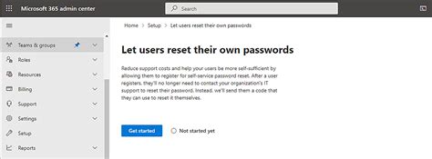 How To Setup Self Service Password Reset Sspr In Microsoft 365 Admin
