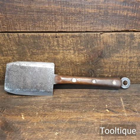 Unusual Vintage Double Edge Chopper Fully Refurbished Tooltique