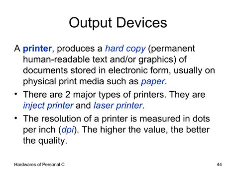 Introduction To Computer Hardware Ppt