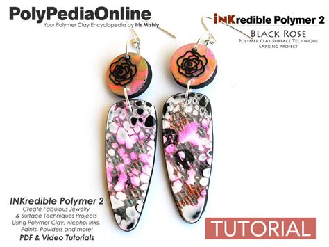Polymer Clay Tutorial PDF Tutorial Polymer Clay Pattern Polymer Clay Jewelry DIY Handmade