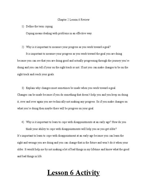 Chapter 2 Lesson 6 Review Pdf