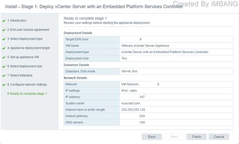 VCSA vCenter Server Appliance 6 5 GUI 설치 하기 imbang net