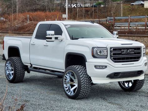 White Gmc Sierra Lifted