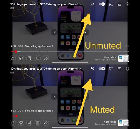 youmute adds a mute button to the youtube app s playback interface