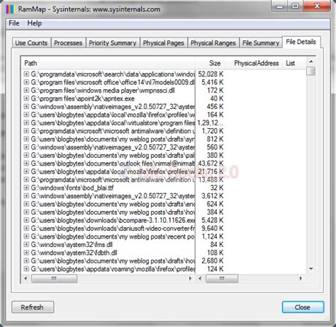 Rammap Memory Usage Analysis Utility