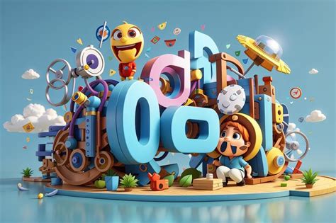 Premium Ai Image Seo Optimization 3d Render Cartoon Illustration