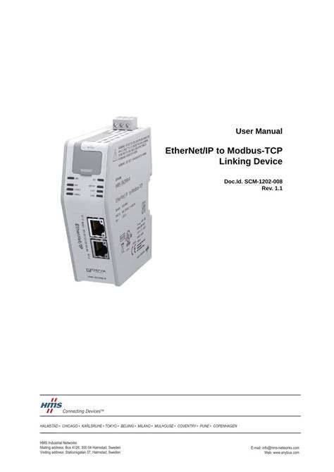 PDF EtherNet IP To Modbus TCP Linking Device DOKUMEN TIPS