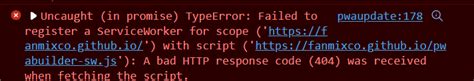 Bug In Github Pages Fails To Register The Web Worker · Issue 4085