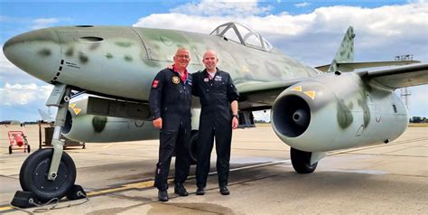 Reproduction Messerschmitt Me 262 visits the BBMF | Royal Air Force