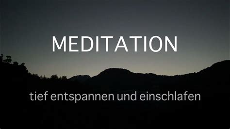 Einschlafmeditation Das Nervensystem Beruhigen Tief Entspannen And Einschlafen Youtube