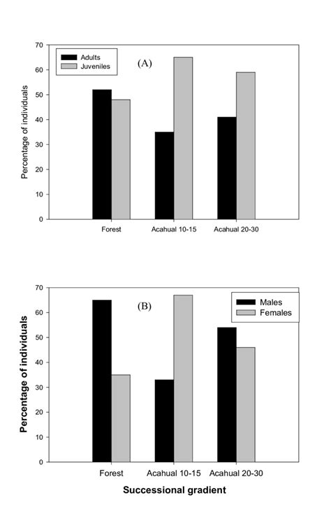 Percentage Of Individuals Of Neotropical Migrants By A Age And B Download Scientific