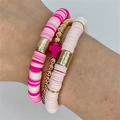 Pink Flamingo Stack Diy Bracelet Designs Pink Flamingos Homemade Bracelets