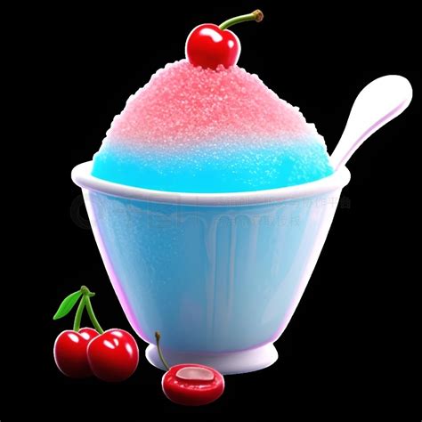 冰沙碗ai数字艺术 3d纯原创肌理简约清新夏季元素刨冰卡通风格蓝色红色冰沙碗插画 Ai立体元素免费下载 Png格式 4096像素 编号71641606 千图网