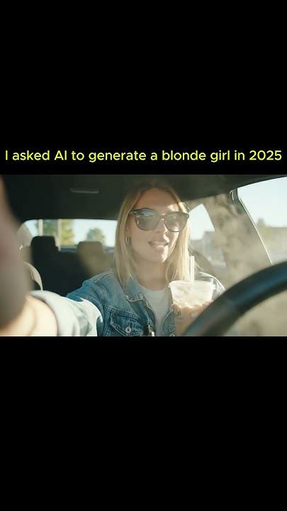 I Asked Ai To Generate A Blonde Girl In 2025 😆💀 Ai Memes Veo3