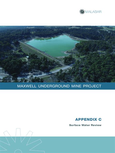 Fillable Online Maxwell Underground Mine Project Mining Optimisation Modification Appendix C