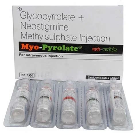 Neostigmine Methylsulfate Injection Manufacturers And Suppliers In India
