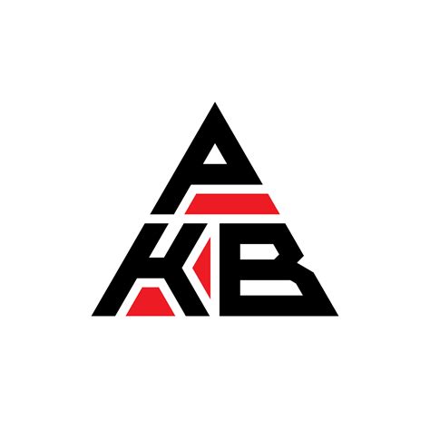 Pkb Triangle Letter Logo Design With Triangle Shape Pkb Triangle Logo Design Monogram Pkb