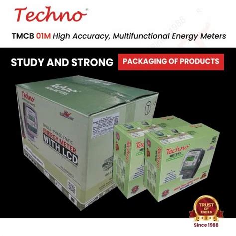 Techno Single Phase Electronic Energy Meter At 461 Single Phase Electronic Energy Meter In
