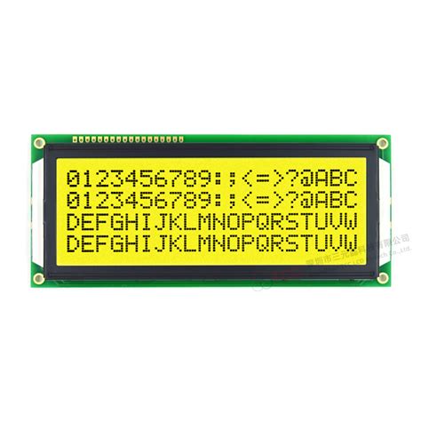 Monochrome 20X4 LCD Screen 18 Pin 8 Bit Parallel Stn Character LCD Module Character LCD 20X4