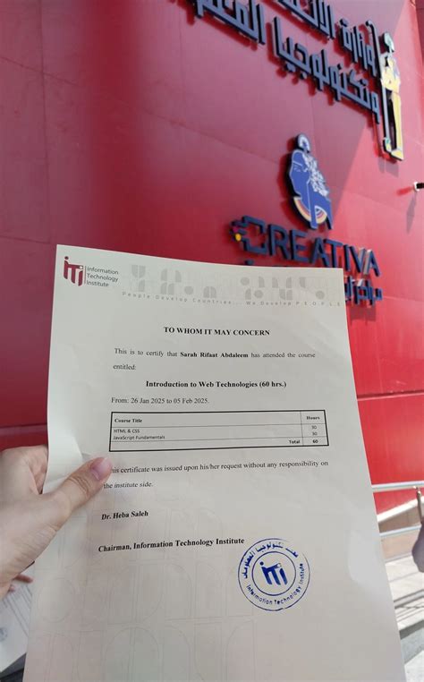 Webdevelopment Html Css Javascript Learningjourney Iti