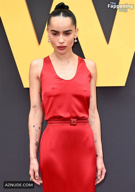 Zoe Kravitz Sexy Flashes Her Hot Tits At Blink Twice Premiere In London