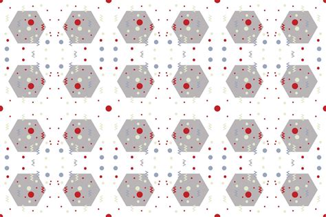 Style Geometrical Shapes Seamless Pattern It Consists Of A Polyhedron