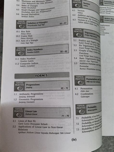 Spm Additional Mathematics Form 4andfrom 5 Revision Book Hobbies And Toys Books And Magazines