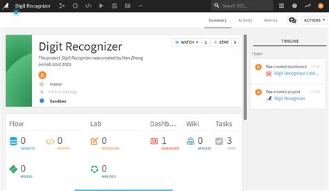 Crash Kaggle Challenge Digit Recognizer With Dataiku Auto Coding