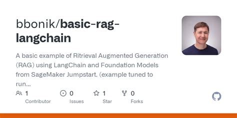 Github Bbonikbasic Rag Langchain A Basic Example Of Ritrieval Augmented Generation Rag