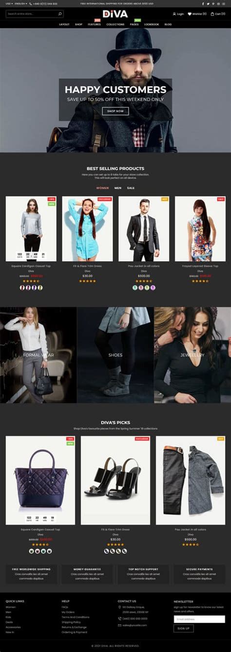 Diva Demo Minimal And Modern Multipurpose Bootstrap 5 Html Template