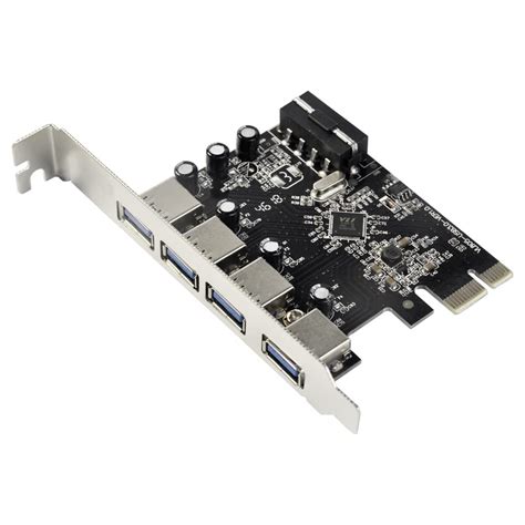 Yey 4 Ports Pci E Ssf20 To Usb 3 0 Expansion Card Interface Usb 3 0 4 Port Express Card Desktop
